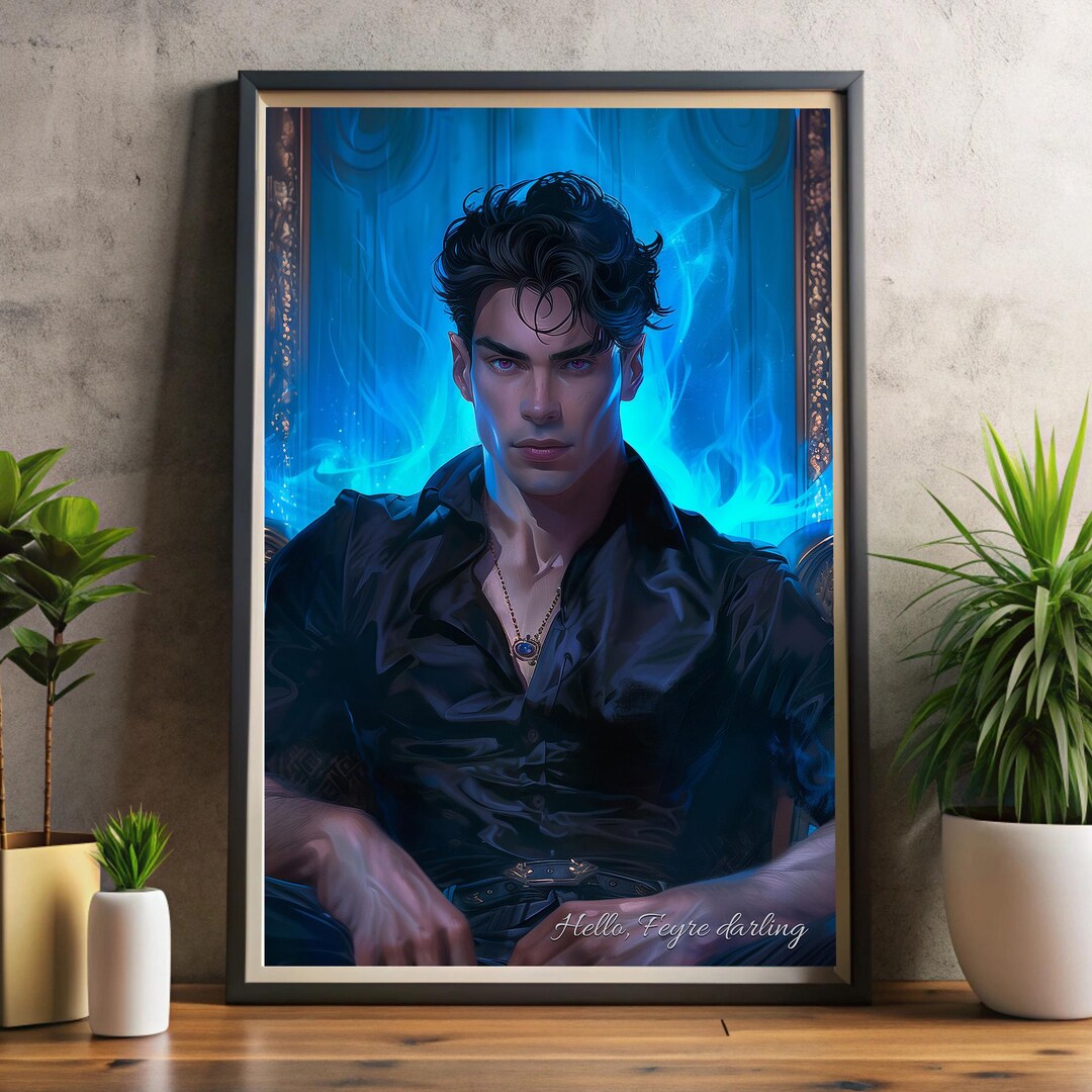 Rhysand Quote Poster, Hello Feyre Darling, High Lord of the Night Court ...
