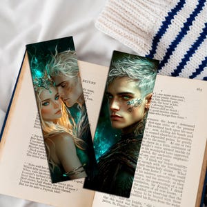 Throne of Glass Bookmarks, Printable Bookmark, Aelin Galathynius and ...