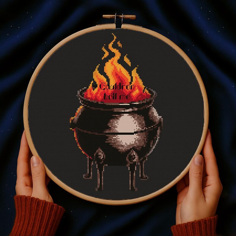 Acotar Cauldron Cross Stitch Pattern, Nesta Acotar Cross Stitch PDF ...