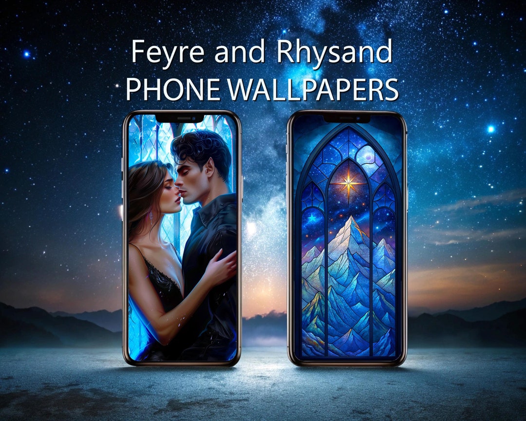 Acotar Wallpaper, Acotar Stained Glass Phone Wallpaper, Mountains ...