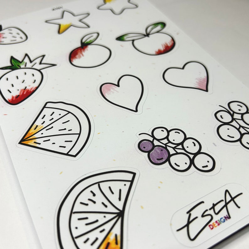 Coloring Sticker Sheet & FREE Printable Coloring Page for Kids, Cupcake ...