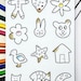 Coloring Sticker Sheet & FREE Printable Coloring Page for Kids, Free ...
