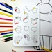 Coloring Sticker Sheet & FREE Printable Coloring Page for Kids, Kitchen ...
