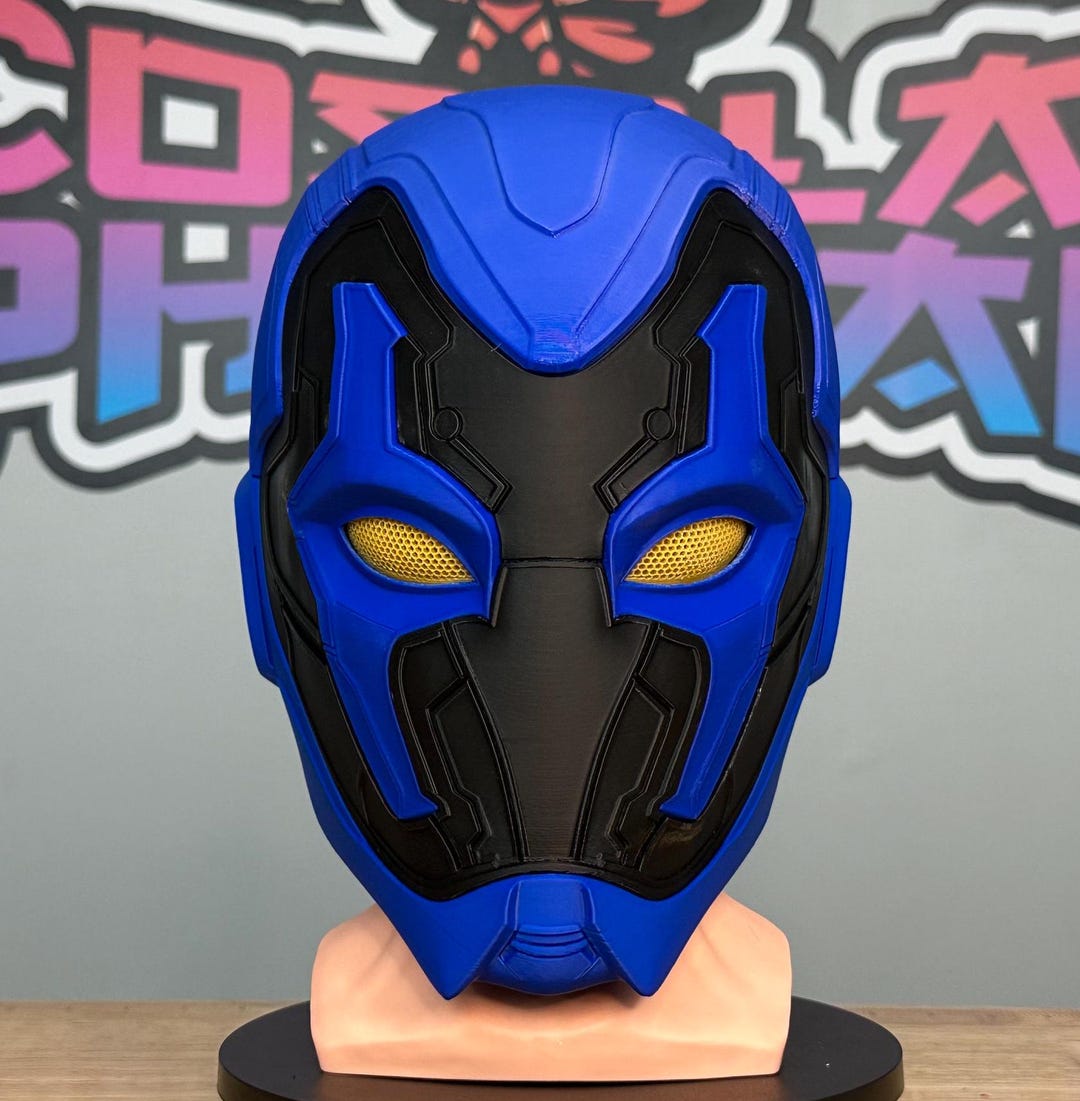 Blue Beetle Inspired Cowl (raw 3d Printed Version) - Etsy