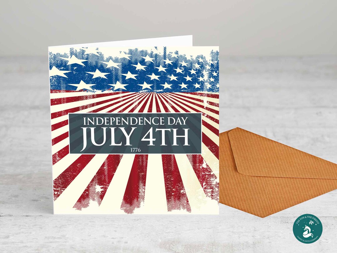 Independence Day - July 4th. - Greetings Card, - Birthday Card, Fun ...