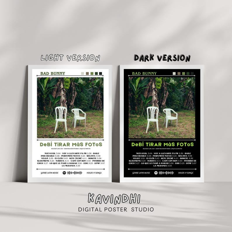 Bad Bunny Poster,debi Tirar Mas Fotos Album Poster, Bad Bunny Album ...