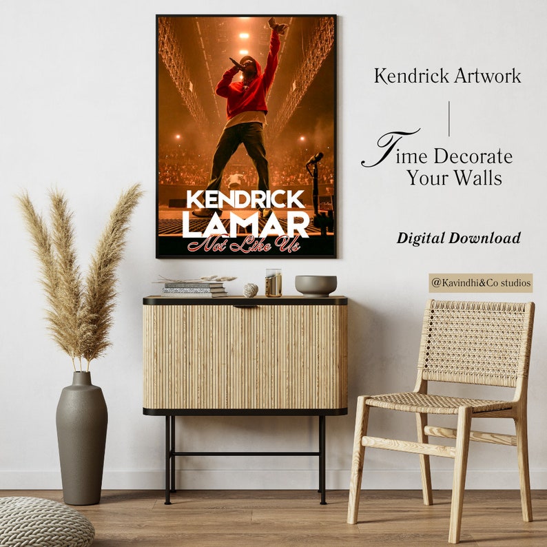 Kendrick Lamar Printable Poster Not Like Us Poster A3 and A4 Poster ...
