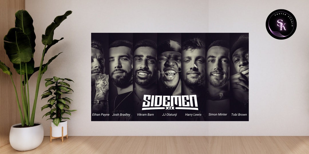 The Sidemen Movie Poster, Sidemen Merch Posters, KSI Wall Print ...