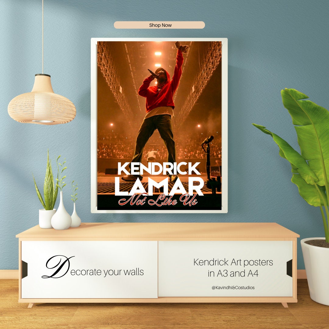 Kendrick Lamar Printable Poster Not Like Us Poster A3 and A4 Poster ...