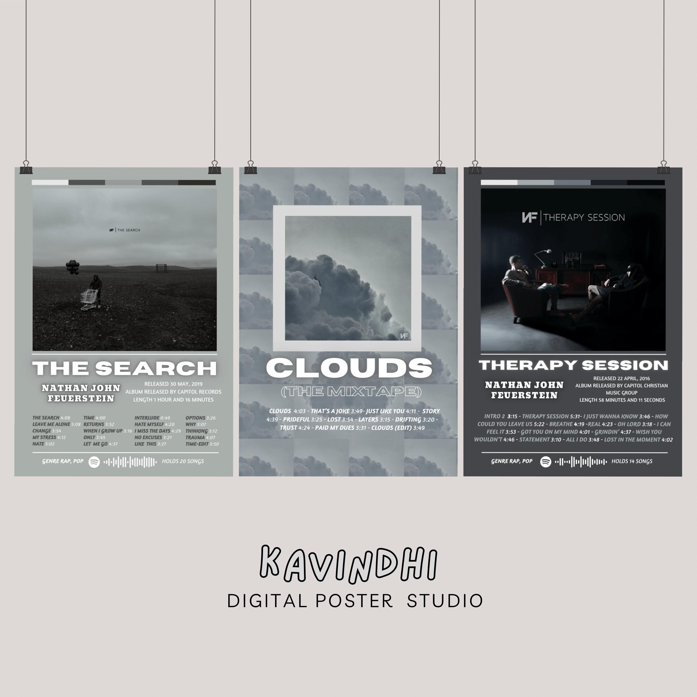 NF Posters, the Search Poster, NF, Album Cover Poster, Poster Print ...