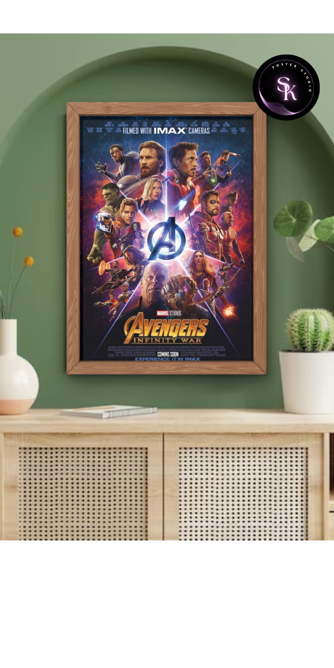 AVENGERS Infinity War Poster, Movie Poster Print, Advertising Poster ...