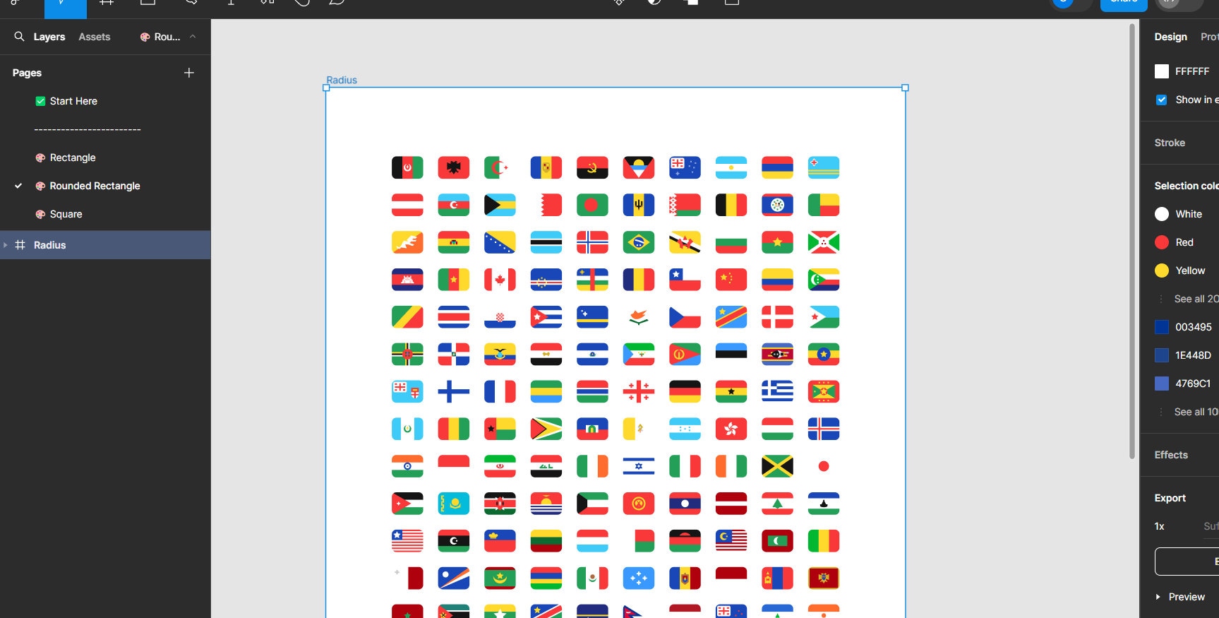 200 Flags Bundle figma and SVG Included - Etsy
