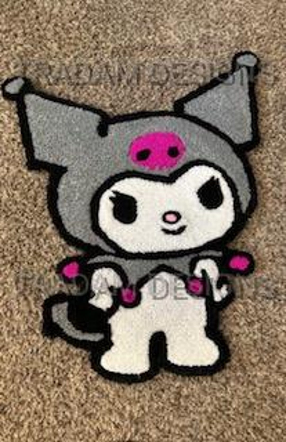 Kuromi Tufted Rug - Etsy