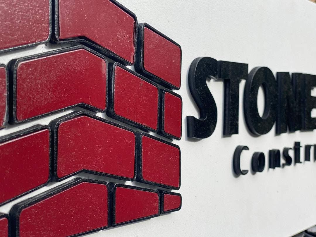 Business Name Sign, Company Logo Sign, 3D Office Sign, Lobby Logo Sign ...