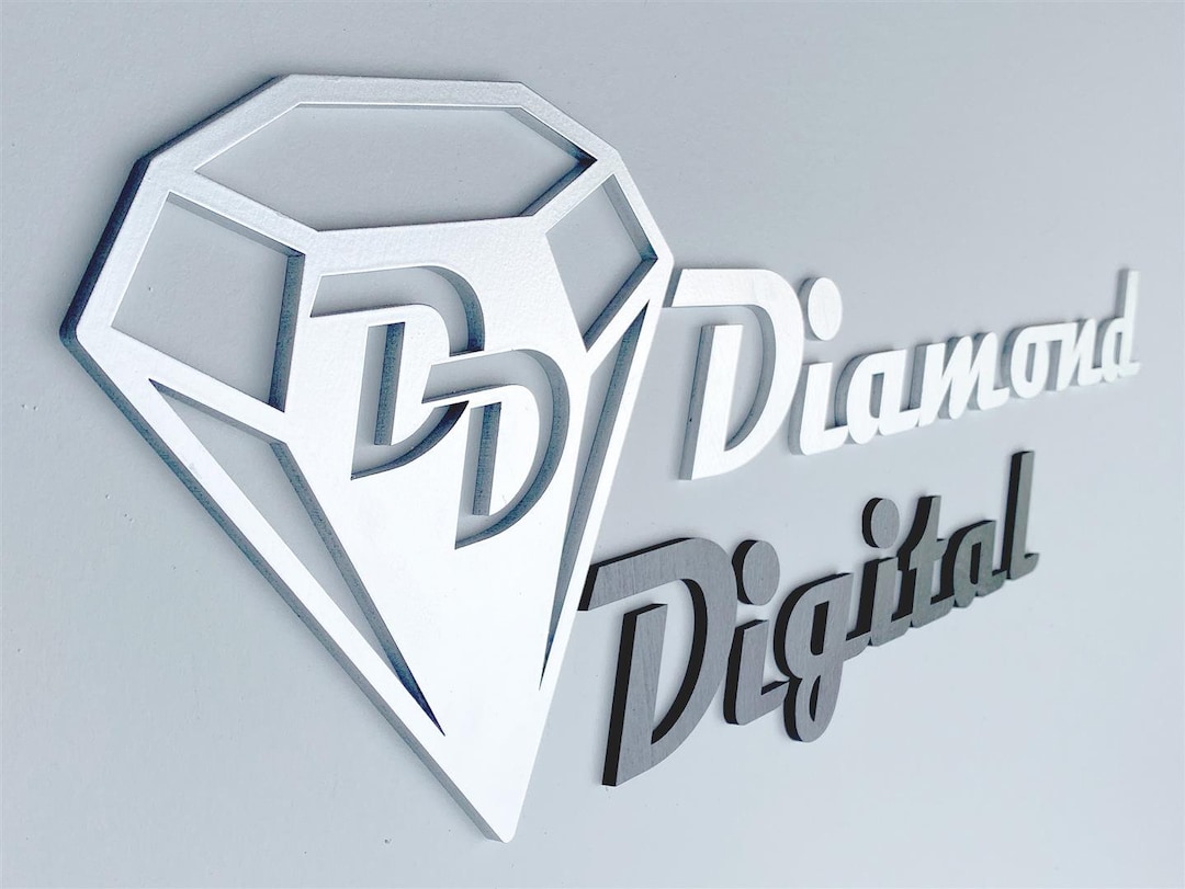 Business Logo Lettering, Logo Office Sign, Lobby Sign, Laser Cut ...