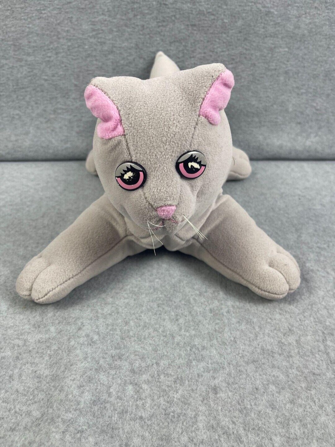 Vintage Pound Purries Gray Cat Plush Stuffed Animal Tonka 1985 14" - Etsy