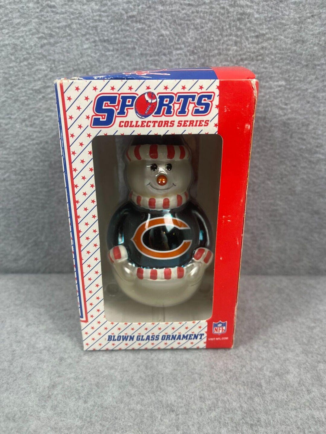 Vintage Sports Collectors Series Chicago Bears Christmas Ornament NFL ...