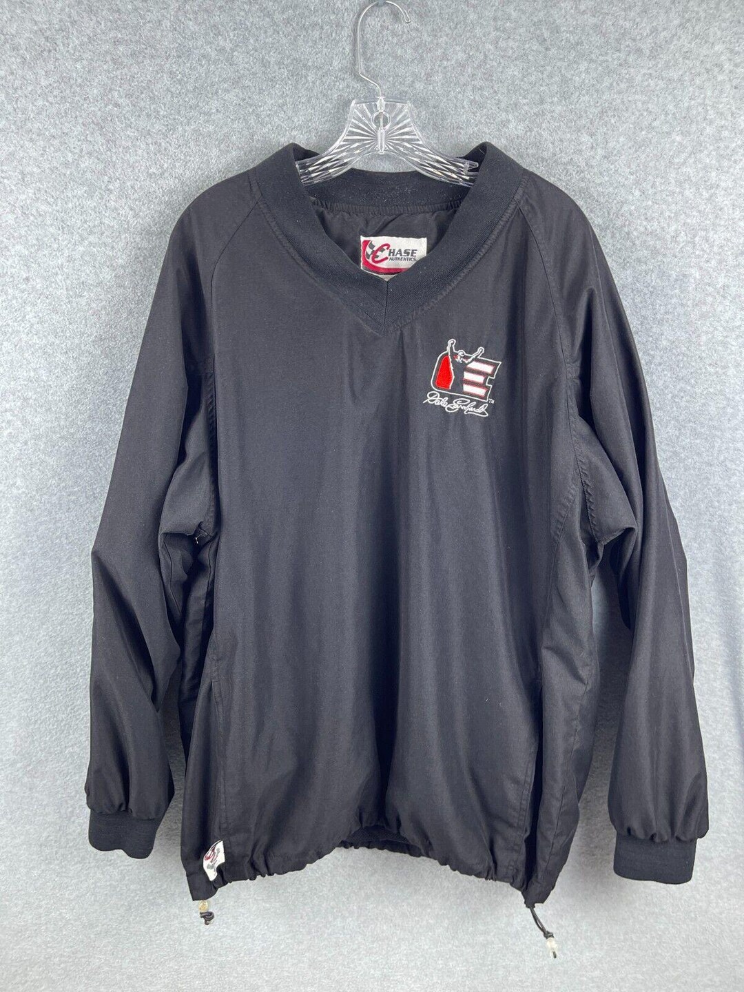 Vintage Chase Authentics Dale Earnhardt Jacket Men's L Black Pullover ...
