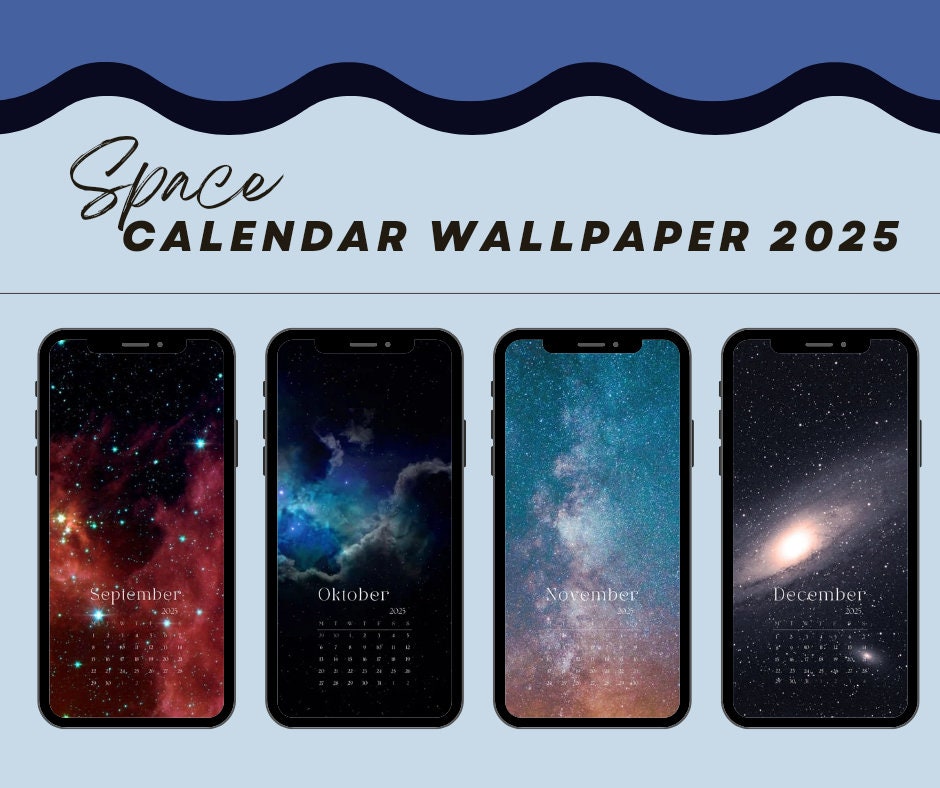 2025 Monthly Rain-themed Calendar Phone Wallpapers (iphone, Samsung ...