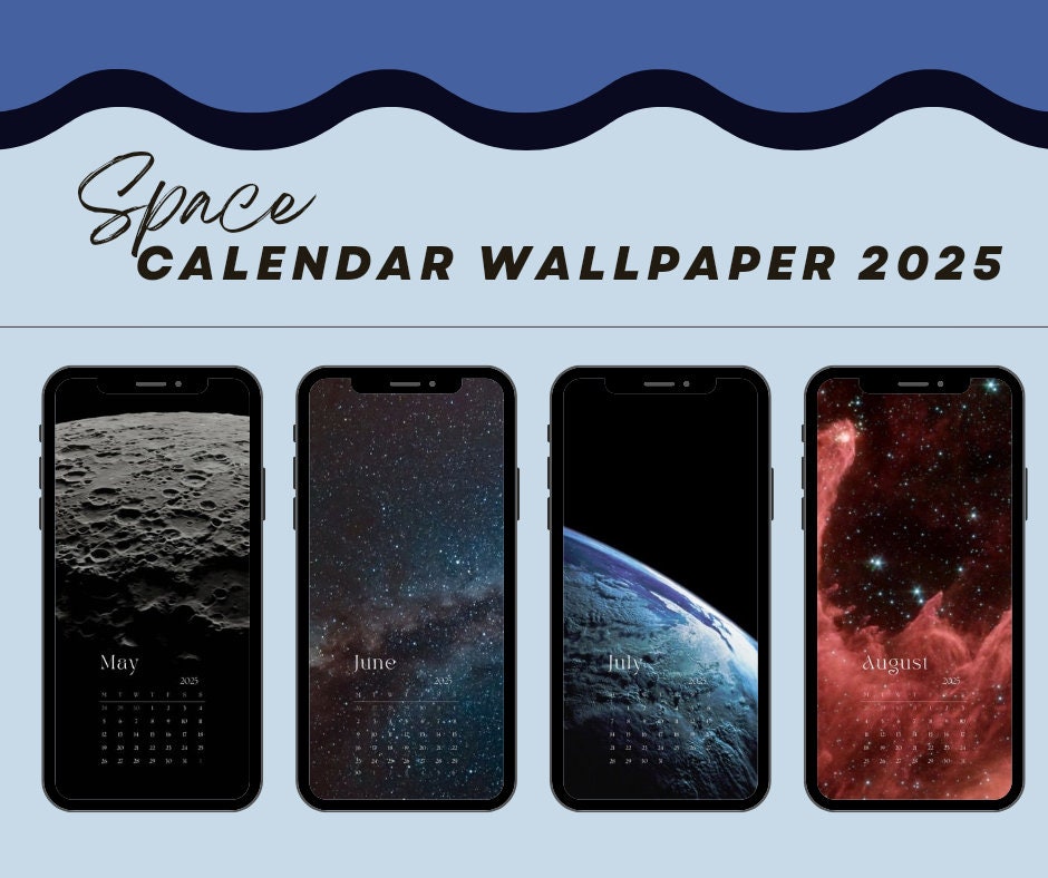 2025 Monthly Rain-themed Calendar Phone Wallpapers (iphone, Samsung ...