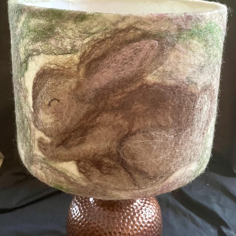 Felted Lampshade - Etsy