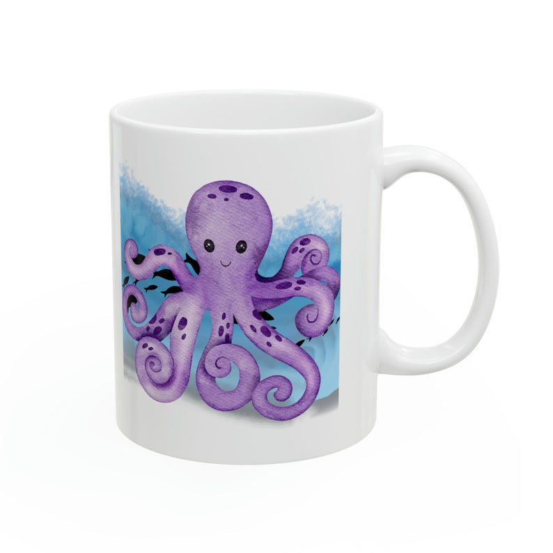 Octopus Mug, Aquarium Mug, Cute Octopus Mug, Octopus Gift, Gift for ...