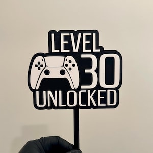 Playstation Inspired Cake Topper | Playstation Cupcake Toppers | PS4 ...