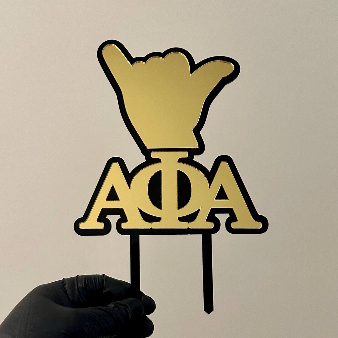 Alpha Phi Alpha Inspired Cake Topper | D9 Cake Toppers | D9 Cake Charm ...