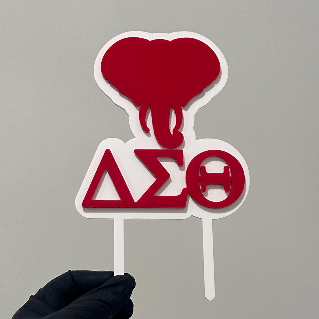 Delta Sigma Theta Inspired Cake Topper | D9 Cake Charm Toppers | Delta ...
