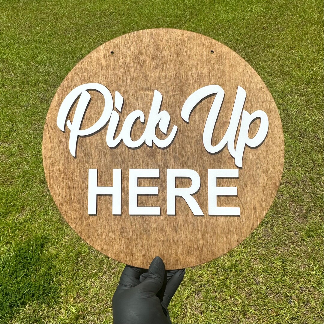 Order Here Signs | Pick up Here Signs | Bakery | Coffee Shops | Ice ...