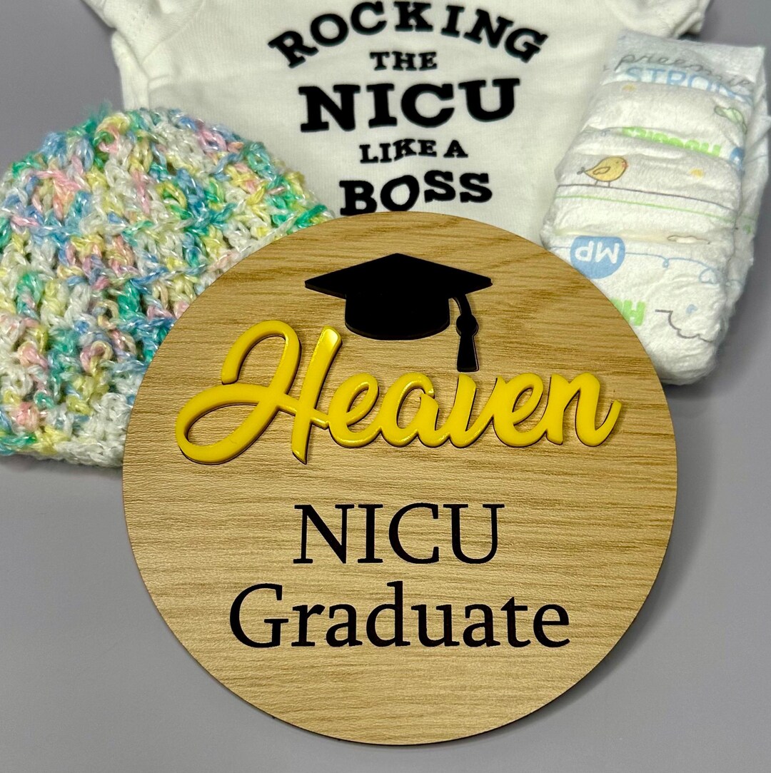 NICU Graduate Sign | NICU Warrior | Newborn Baby | Welcome Home Baby ...