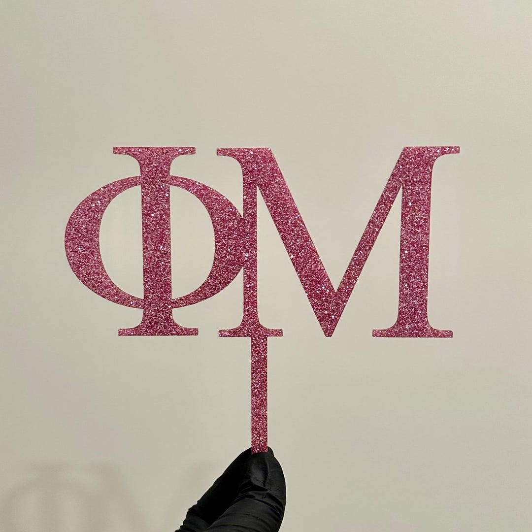 Greek Letters Cake Toppers | Greek Cake Charms | D9 Cake Toppers | D9 ...