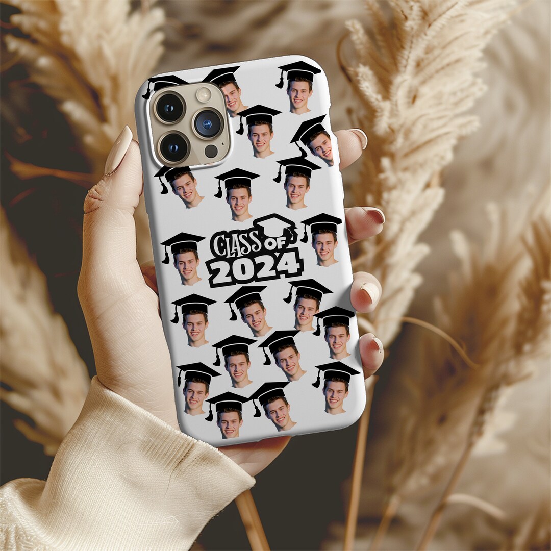 Graduation Gift, Personalized Face Phone Case, iPhone Pro 13 14 15 ...