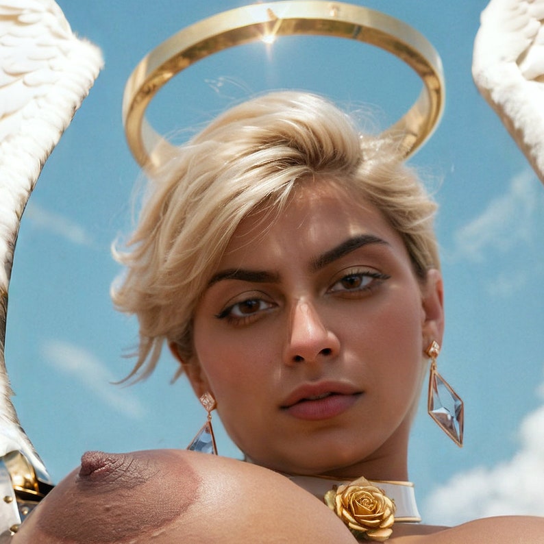 A Sexy Angel Descending Etsy