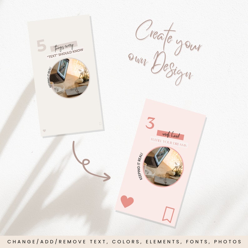 Minimalist Faceless Instagram Template Aesthetic Social Media Post ...