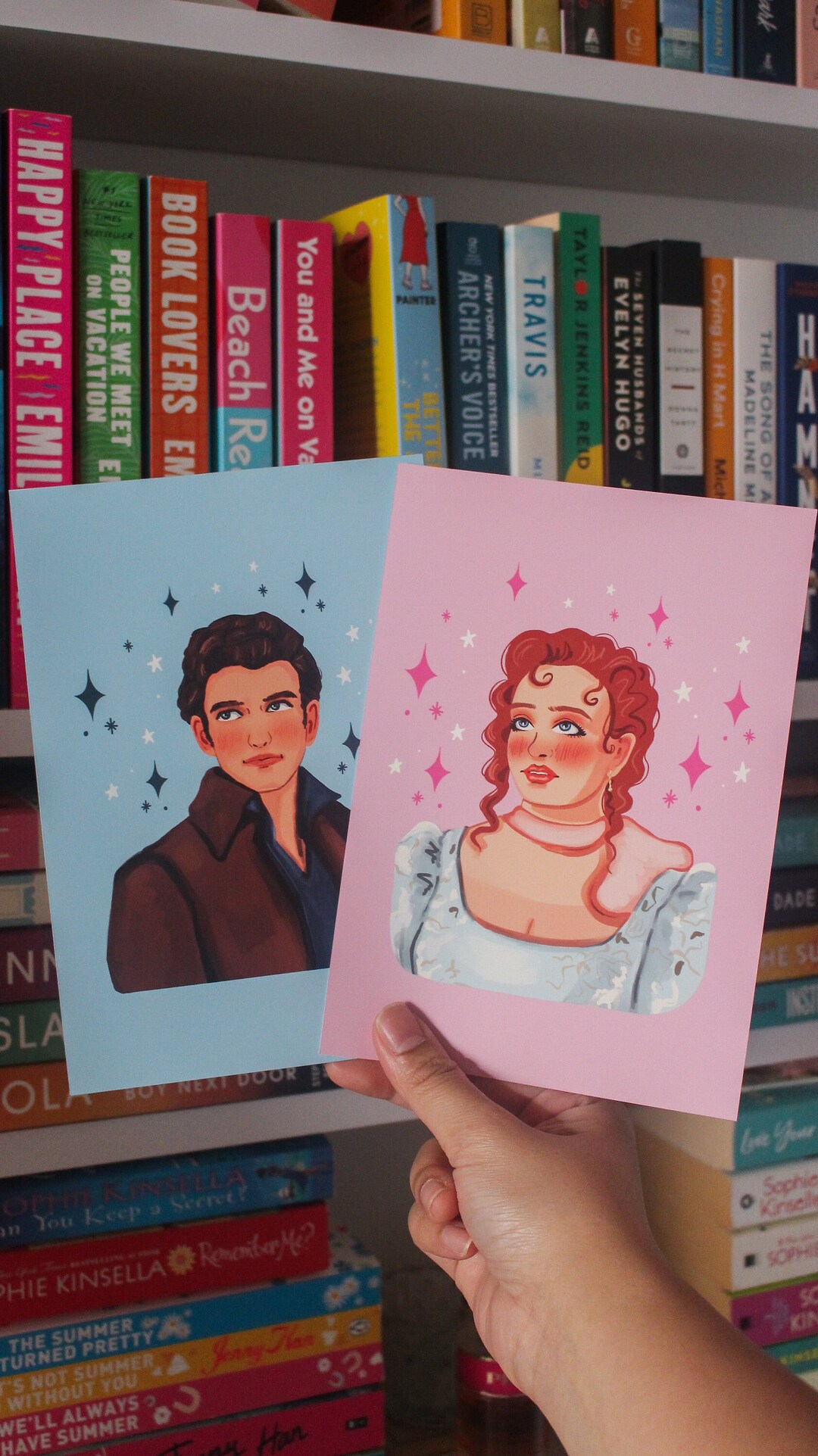 Bridgerton Penelope and Colin Fan Art Original Art Print - Etsy UK