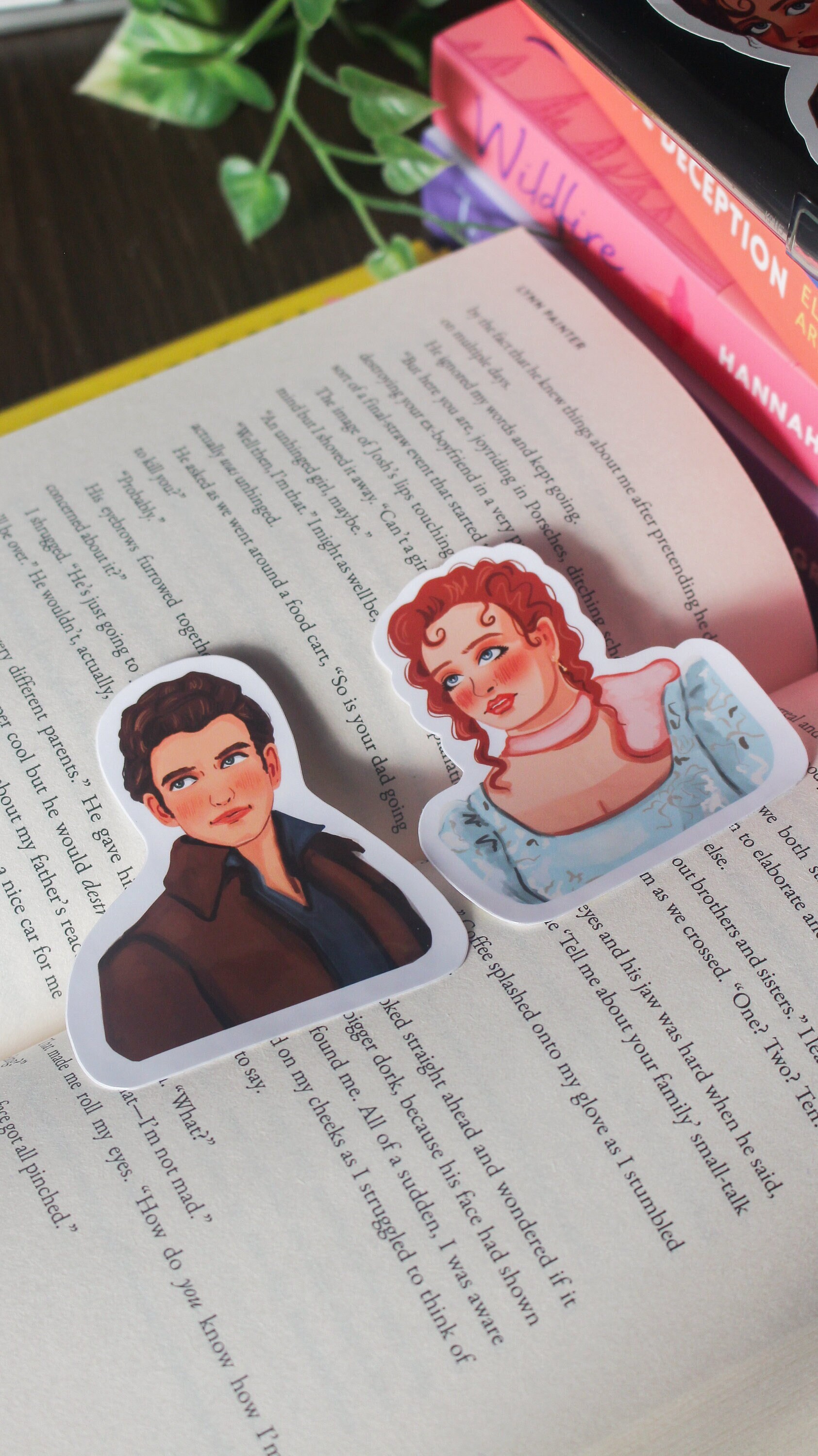 Bridgerton Penelope and Colin Fan Art Glossy Stickers, Bridgerton ...
