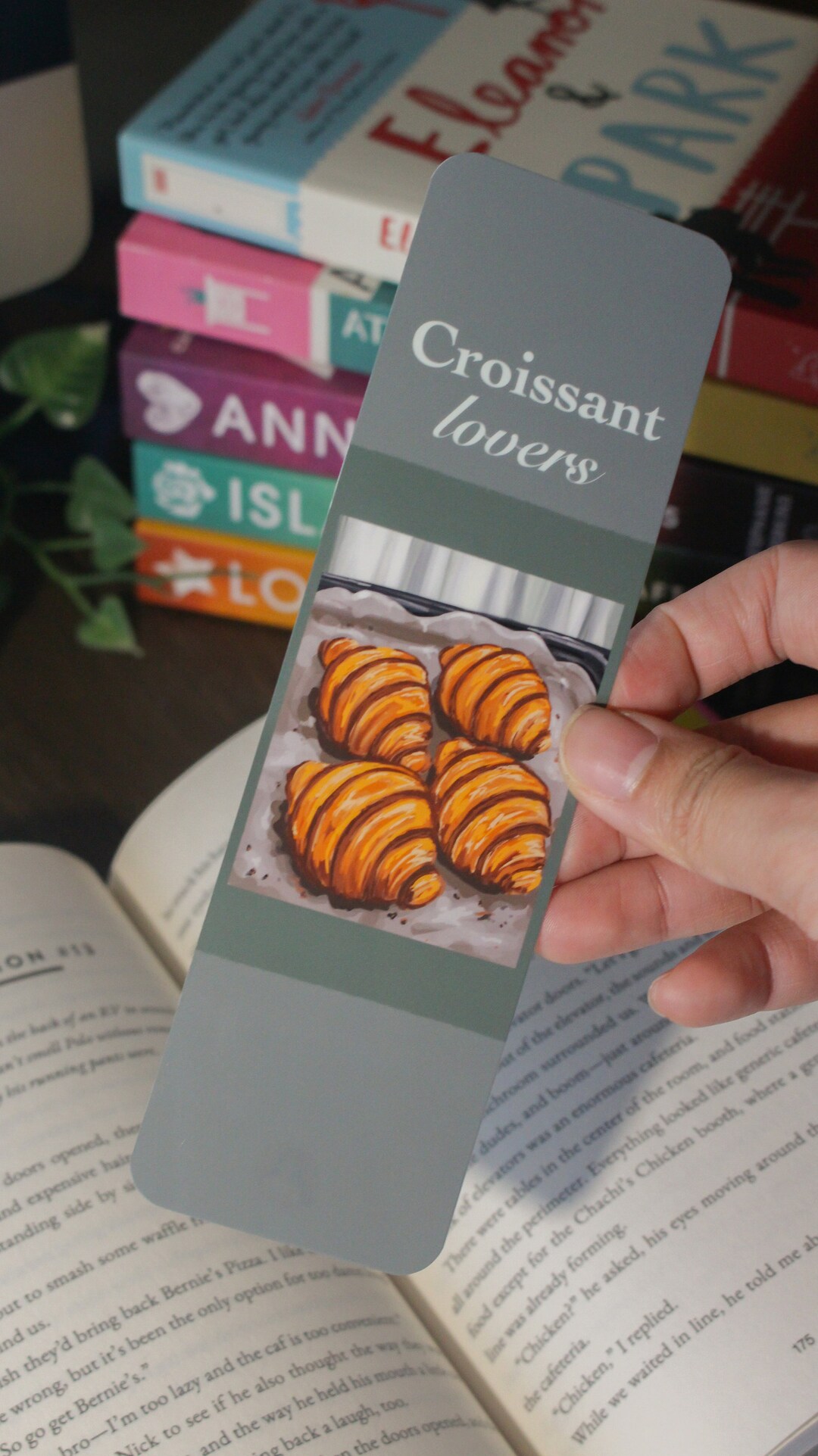 Croissant Laminated Bookmark, Bread Bookmark. Kawaii Bookmark - Etsy