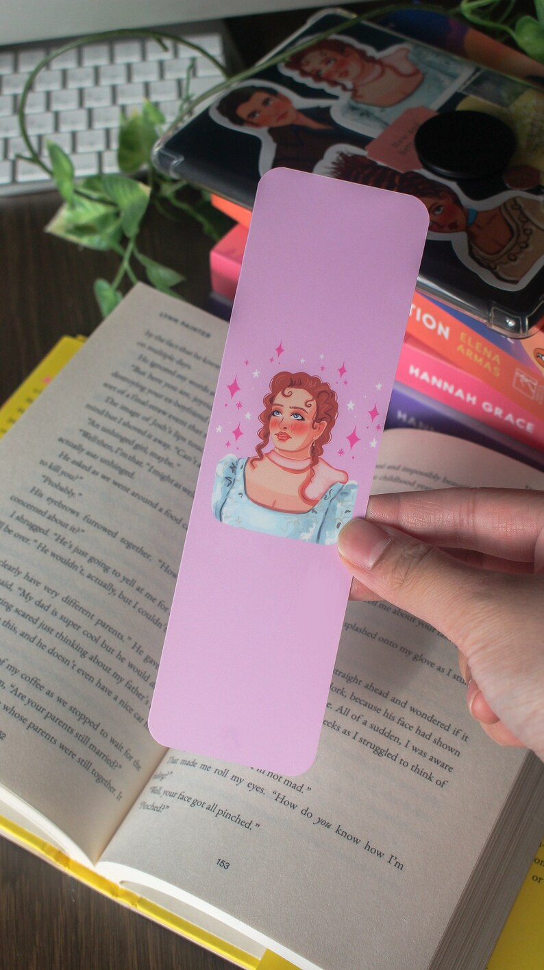 Bridgerton Penelope and Colin Fan Art Laminated Bookmarks, Bridgerton ...