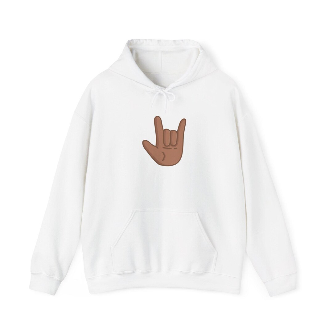 Sign Language Love Hoodie, ASL I Love You, American Sign Language ...