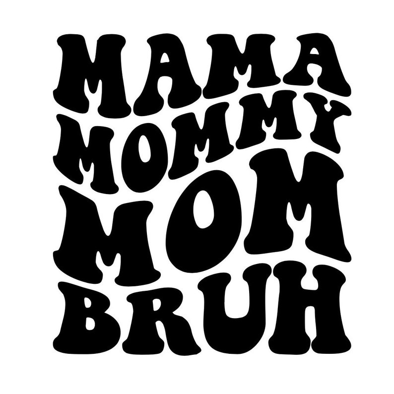 Mama Mommy Decal - Etsy