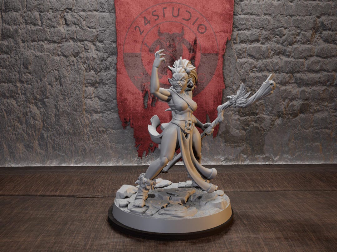 Female Brutal Orc Warrior Catacombs Dungeons and Dragons Heroquest ...