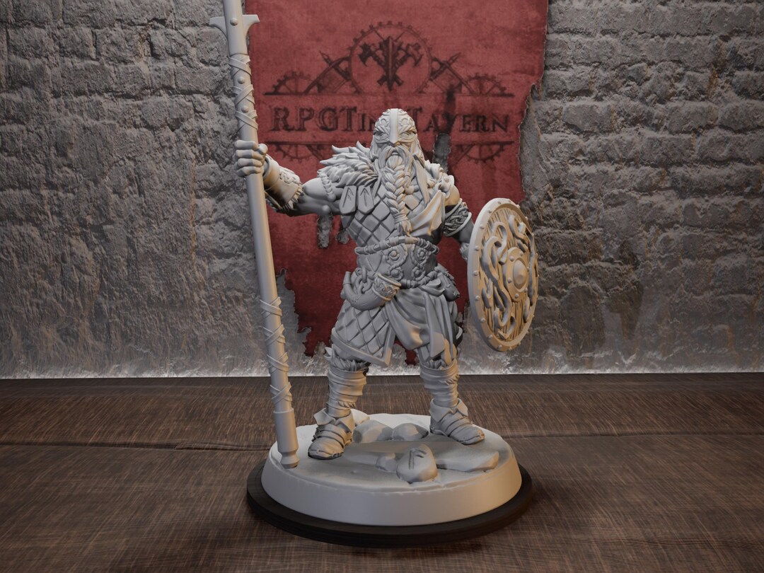 Nordic Viking Lancer Warrior RPG Miniatures Dungeons and Dragons ...