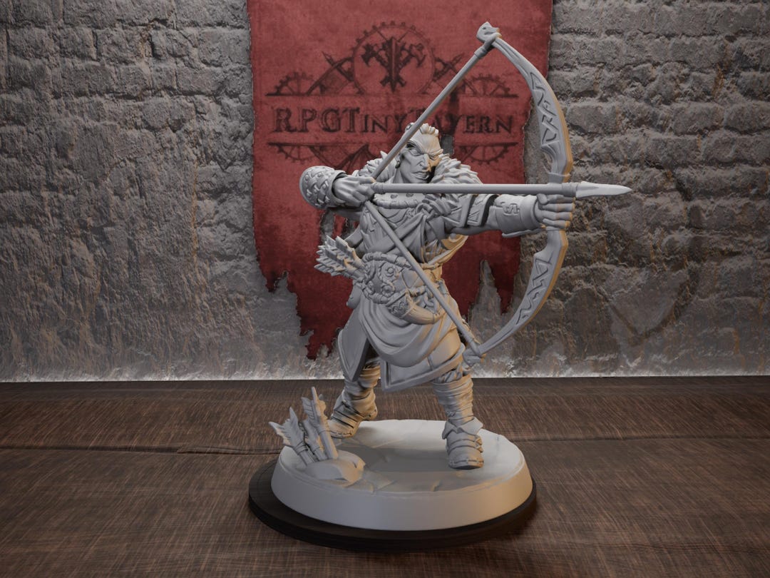 Viking Archer Nordic RPG Miniatures Dungeons and Dragons Pathfinder ...