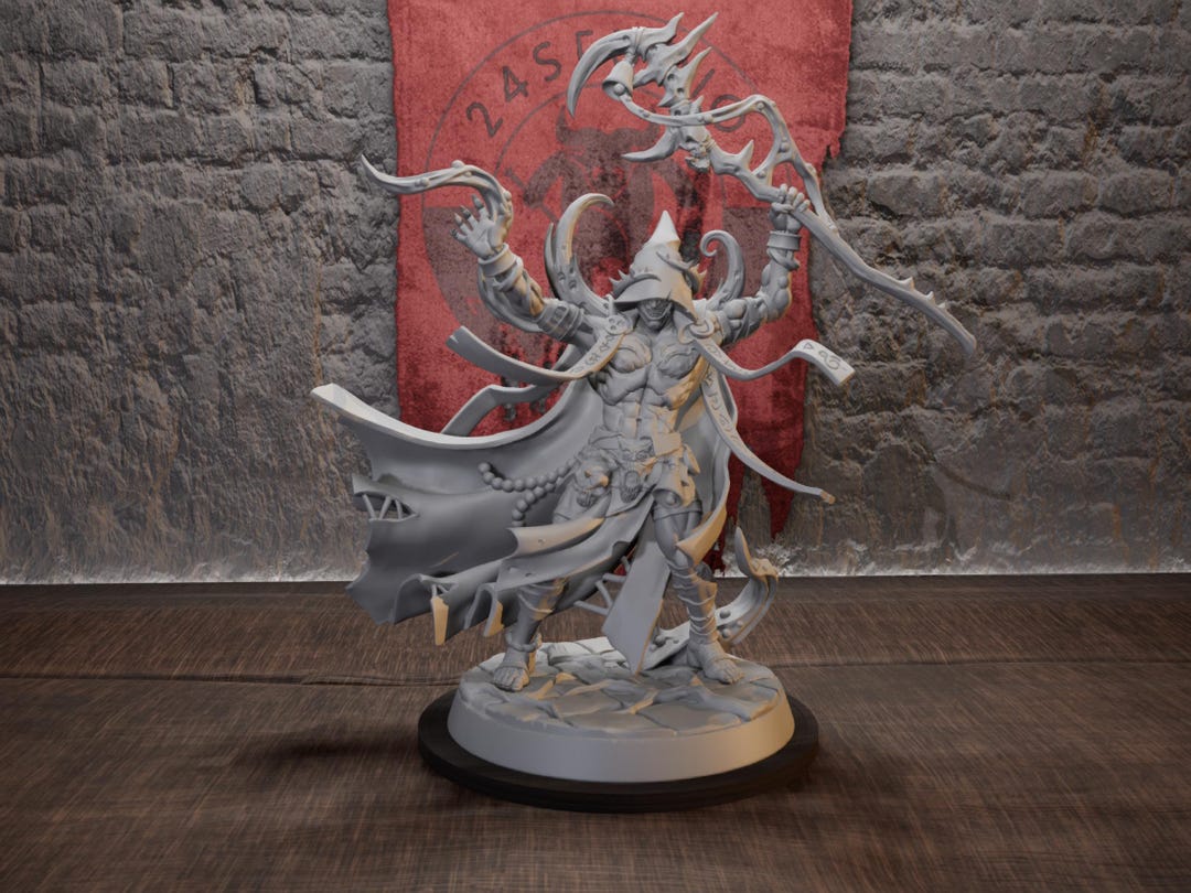 Corrupted Elf Wizard RPG Miniatures Dungeons and Dragons Pathfinder ...