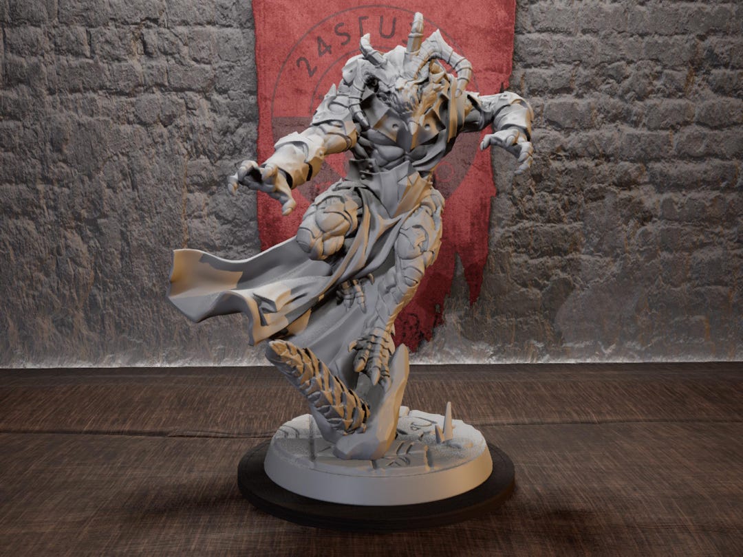 Draconic Sorcerer Dragon Mutant RPG Miniatures Dungeons and Dragons ...