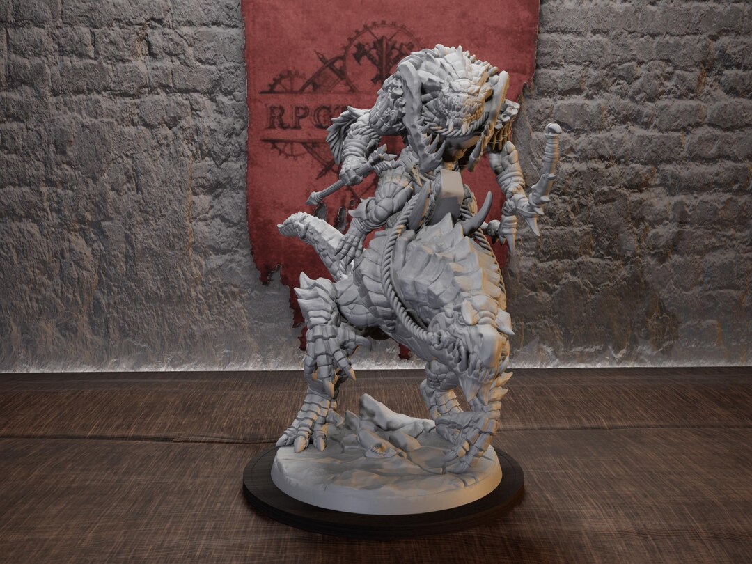 Archer Lizard Humanoid RPG Miniature Dungeons and Dragons Pathfinder ...