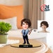 Custom Cartoon Wood Shelf Decor , Police Woman Theme Wood Figurine ...