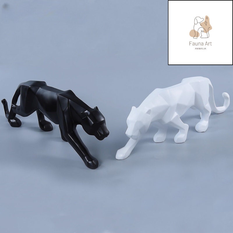 Panther Statue, Animal, Large, Resin, Interior Decoration, Design ...
