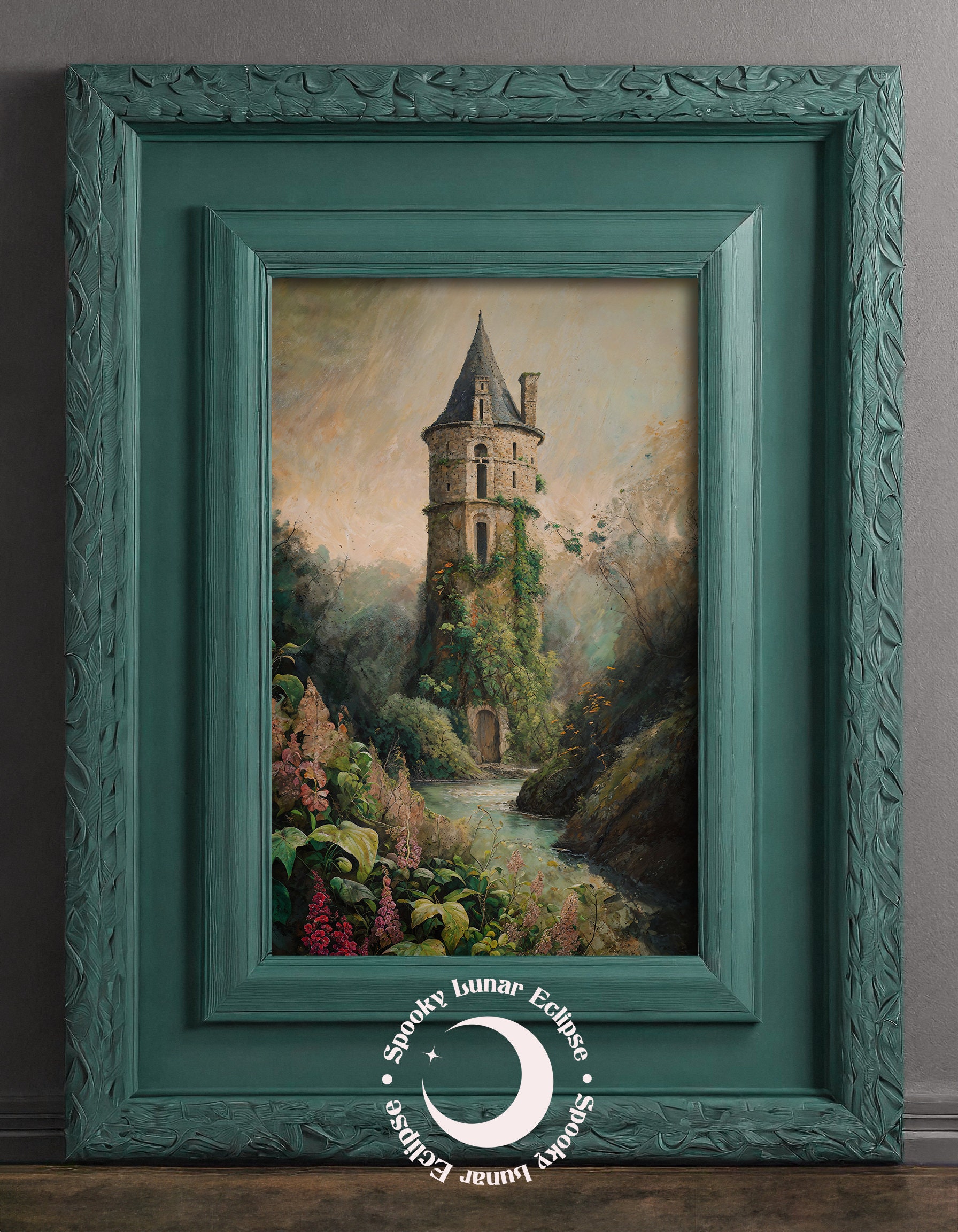 Enchanted Tower Printable, Medieval Tower, Fantasy Tower, Elven Tower ...